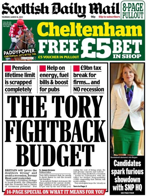Scotland's papers: SNP leadership election row and Budget reaction - BBC News