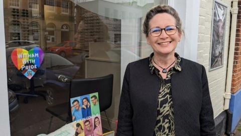 Witham plans first Pride event after sixth egging attack at salon - BBC ...