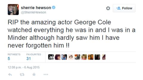 George Cole: Star of Minder dies at 90 - BBC News