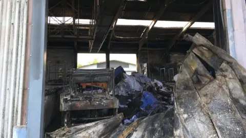 Men released after overnight fire in Newry