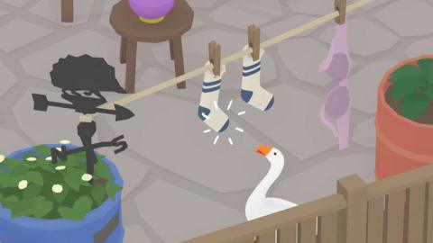 How a horrible goose topped the gaming chart - BBC News