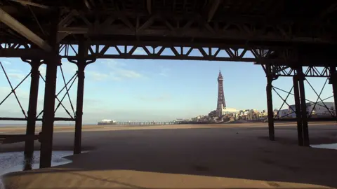 Sand loss may threaten footings of Blackpool's piers