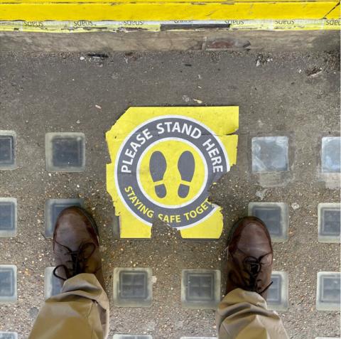 Covid: Those warning signs are being photographed for history - BBC News