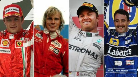 Select your greatest one-time F1 champion - BBC Sport