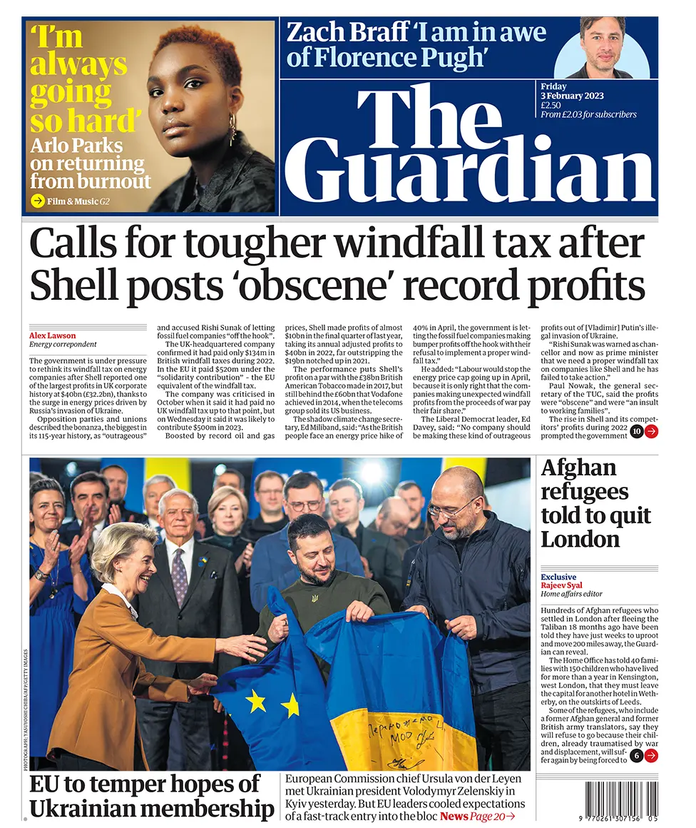 Economy to 'stagnate' and Shell profits 'obscene'