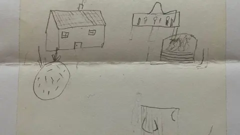 Sketches by young Queen at dentist to be sold by Lincolnshire man