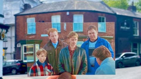 Stepping Through Film: Man trots globe blending scenes into film ...