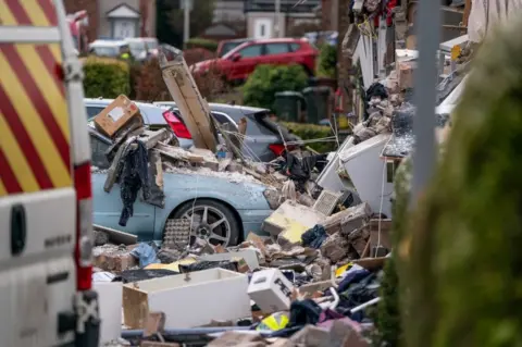 Man, 84, dead after explosion destroys neighbour's house in Edinburgh