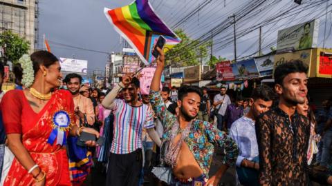 LGBTQ+: India’s first Pride march which made history - BBC News