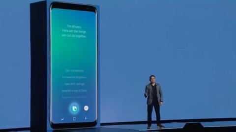 Samsung Galaxy S8 hides home button and gains Bixby AI - BBC News