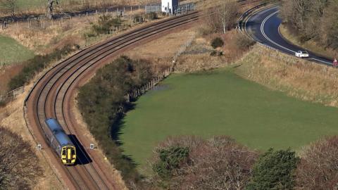 Borders Railway extension delay frustrations aired - BBC News