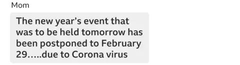 We asked for your first Covid text messages. These are your stories