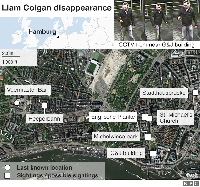 Timeline: The disappearance of Liam Colgan