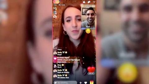 Live video dating: Finding love online with an audience - BBC News