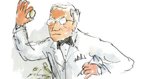 Sir Quentin Blake brings science pioneers to life - BBC News