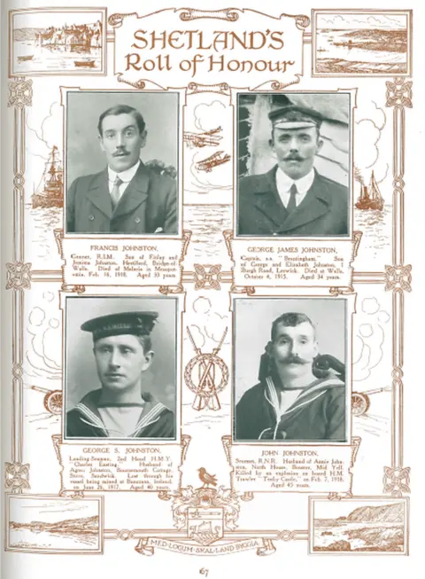 Shetland's comprehensive WW1 Roll of Honour