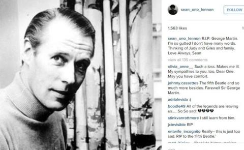 In pictures: The life of Sir George Martin - BBC News