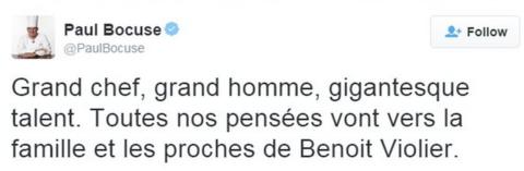 Benoit Violier: Tributes pour in for 'world's best chef' - BBC News