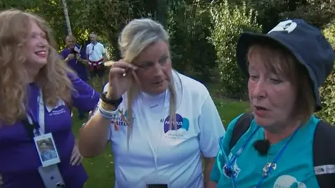 Three mums complete 17-day walk in memory of their boys