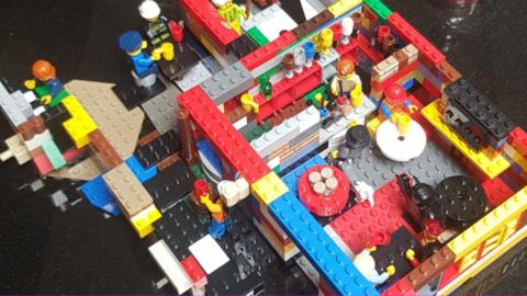 Lockdown Lego: The enthusiasts building mini masterpieces - BBC News