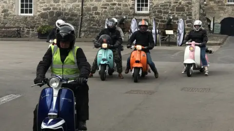 Rolling with the Ulster Lambretta Club