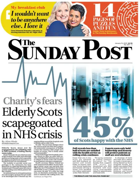 Scotland's papers: Elderly 'scapegoat' fears and indyref2 U-turn