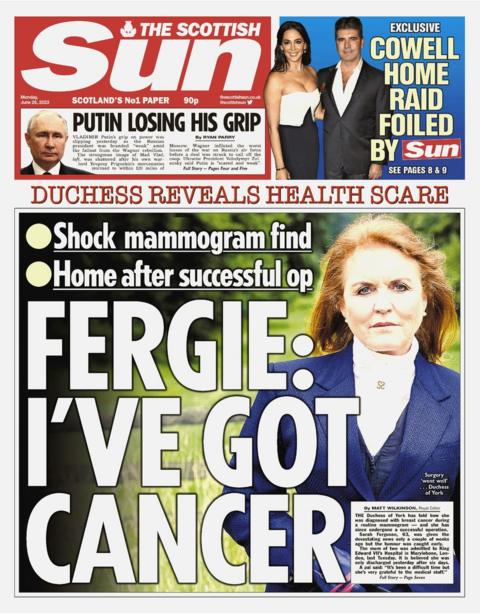 Scotland's papers: Ferry 'chaos' report and 'Fergie cancer battle ...