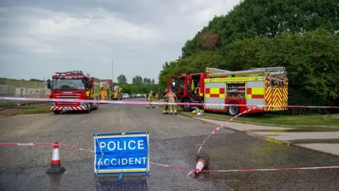 Corby fire: Industrial estate blaze partially destroys factory