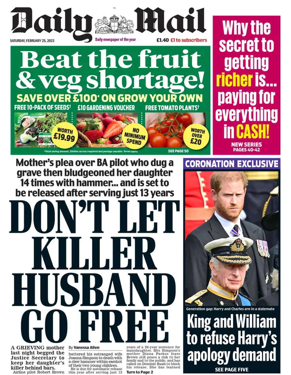 'PM to seal Brexit deal' and 'Ukraine's victory inevitable'