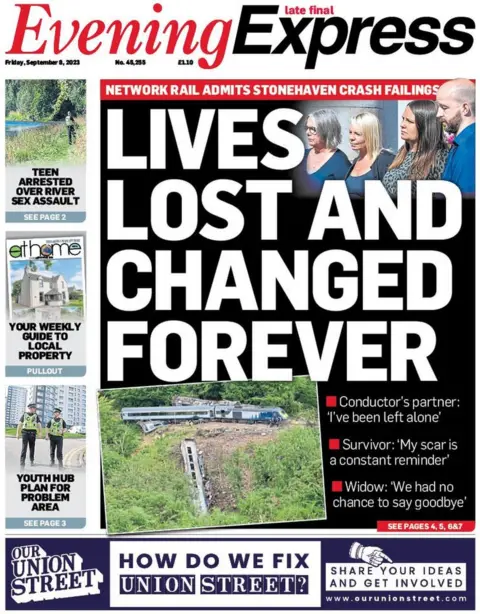 Scotland's papers: Rail crash negligence and surgeon's decade of pain