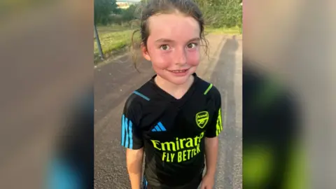 Burbage girl, 8, signed by Arsenal, wants to be lioness