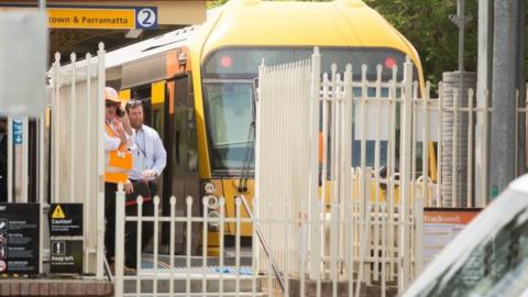 Sydney train passengers injured in crash - BBC News