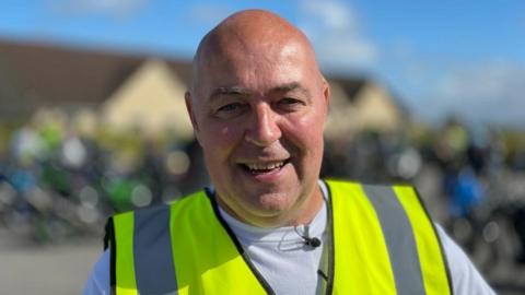 Ben Garland memorial ride ensures missing biker's name lives on - BBC News