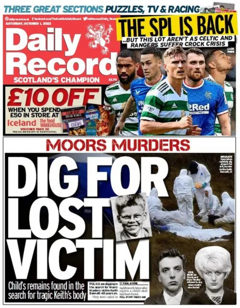 Scotland's papers: Moors Murders search and 'more rail misery'