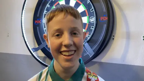 Luke Littler: Young NI darts players inspired to aim for glory