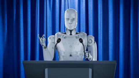AI argues for and against itself in Oxford Union debate - BBC News