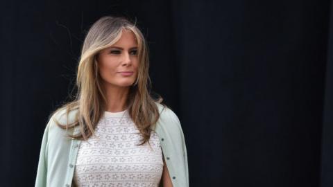 Melania Trump mocked online after anti-bullying speech - BBC News