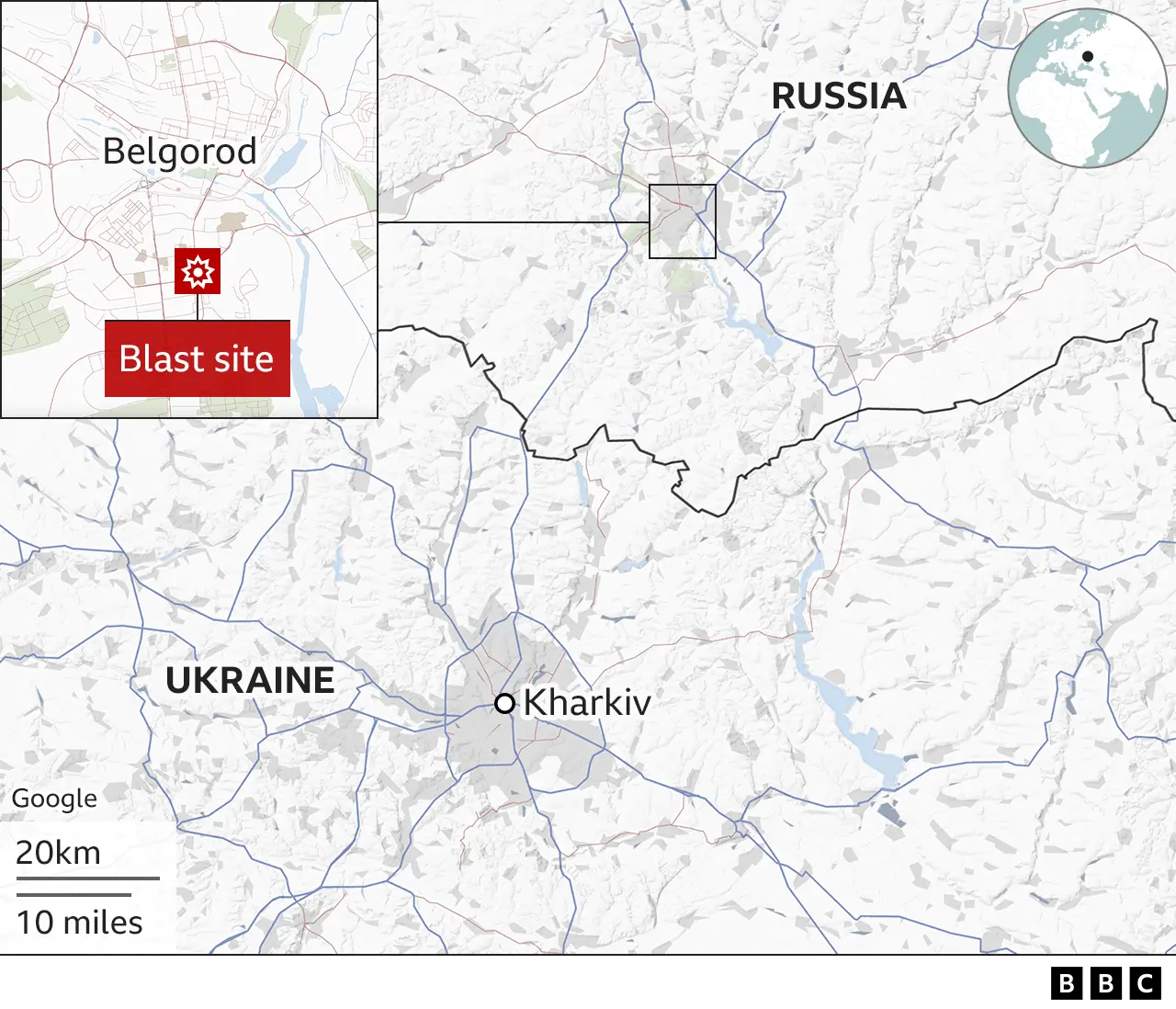 Ukraine war: Russian warplane accidentally bombs own city