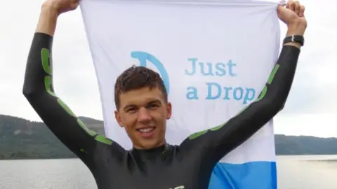 Swimmer completes 13 Lake District lakes in three days