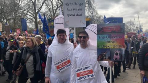 Brexit march: Million joined Brexit protest, organisers say - BBC News