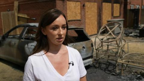 Horley newlyweds home damaged by fire while on honeymoon - BBC News