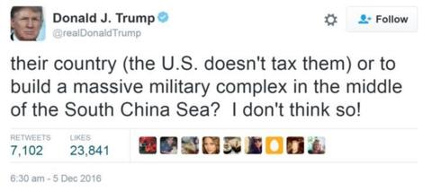 盤點：特朗普推特批判中國言論 - BBC News 中文