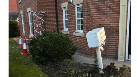 Nantwich flats damaged in suspected drink drive crash