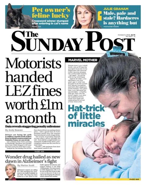 Scotland's papers: SNP 'fake firm' probe and £1m in LEZ fines