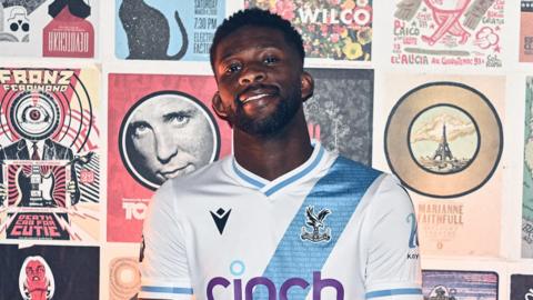 Crystal Palace release 2023-24 away kit - BBC Sport