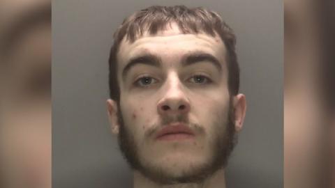 Leicester robber caught after leaving blood at crime scene - BBC News