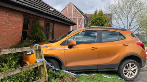 Car crashes into side of detached house in Stafford