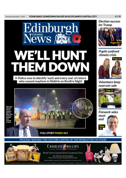 Scotland's papers: 'Star spangled spanner' Trump back in office