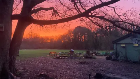 Fiery red skies spotted across Greater Manchester