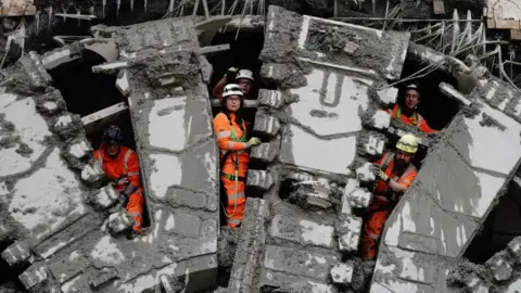 HS2 tunnelling machine completes journey under Chiltern Hills